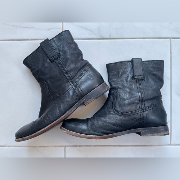 Frye | Shoes | Frye Anna Shortie Boots Black | Poshmark